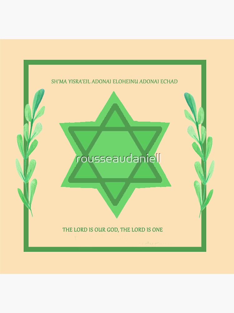 "Shema " Sticker by rousseaudaniell | Redbubble