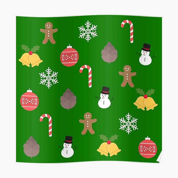"Holiday Collage" Poster by HIGraphicDesign | Redbubble