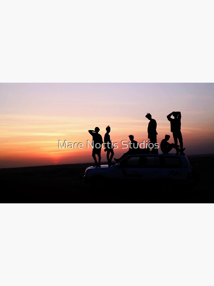 "BTS Sunset" Sticker by EmilyKnight | Redbubble