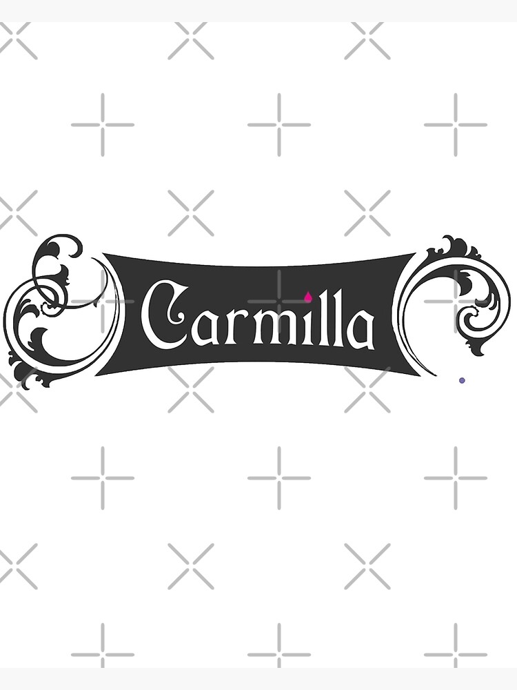 "Carmilla - logo " Poster for Sale by AlishaBurden00 | Redbubble