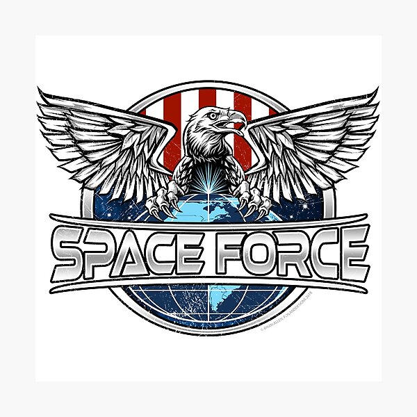 "Space Force Emblem" Photographic Print by flylanddesigns | Redbubble