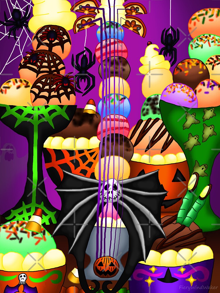 "Fusion Keyblade Guitar #199 - Pumpkinhead & Sweetstack" Sticker by ...