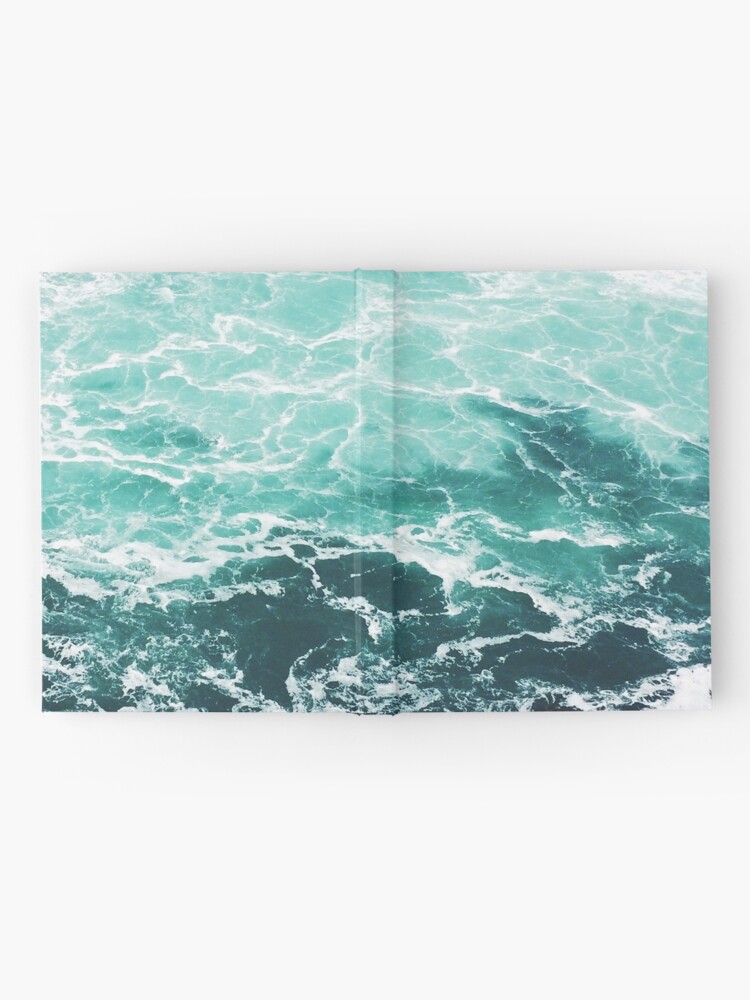 "Blue Ocean Summer Beach Waves" Hardcover Journal for Sale by ...