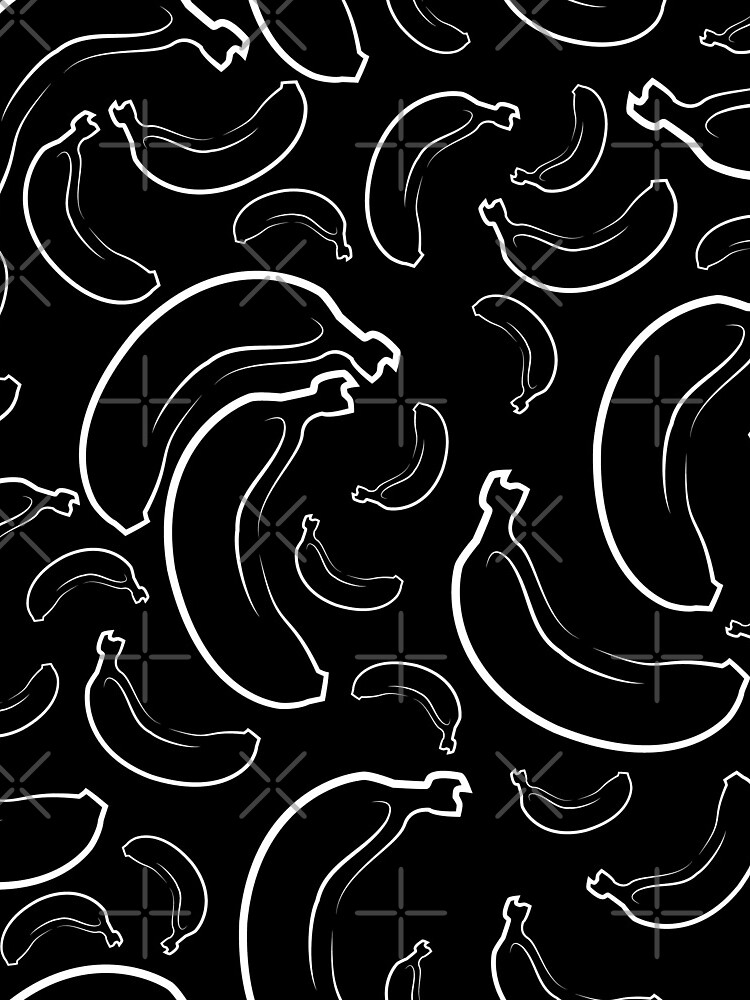 "Abstract seamless background design cloth texture with banana elements ...