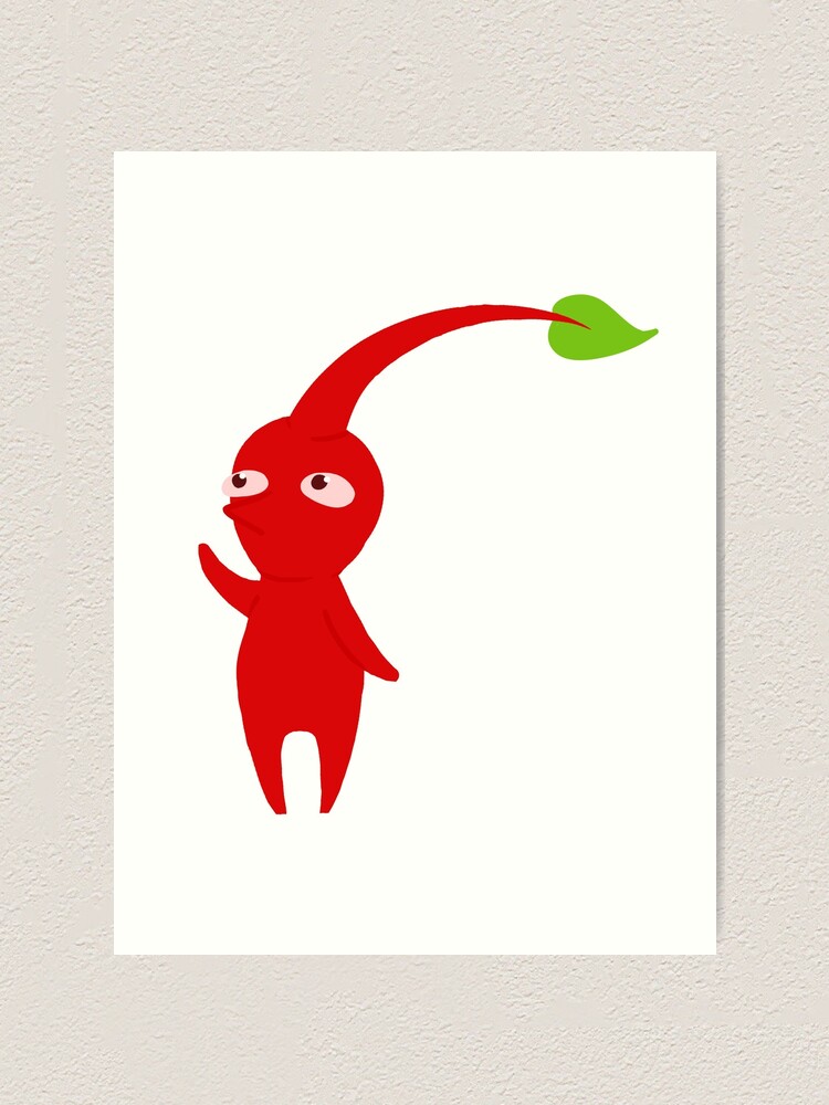 "Red Pikmin" Art Print for Sale by TimeladyAt221b | Redbubble