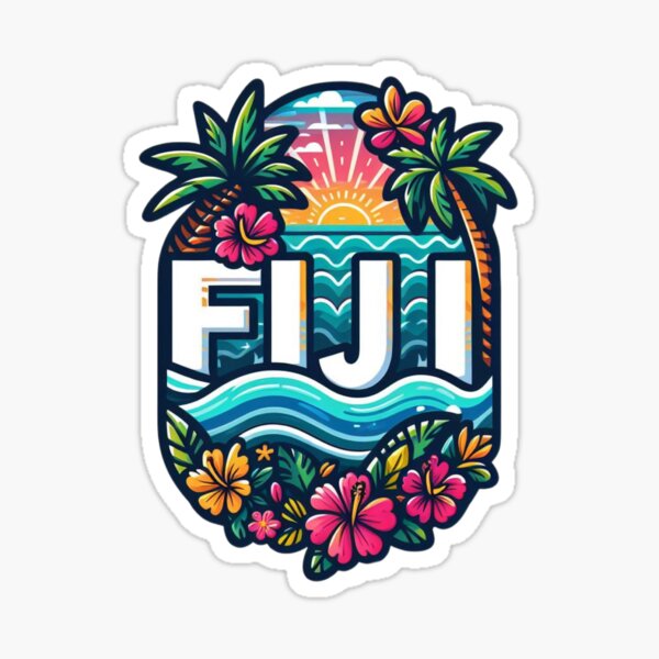 "Fiji" Sticker for Sale by FineArtsPro | Redbubble