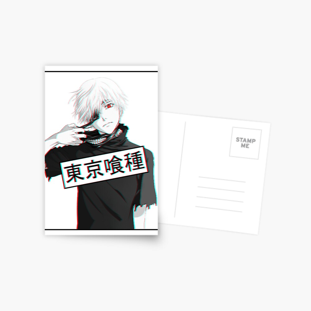 "Kaneki Ken Ghoul logo 3D" Postcard by MisterNightmare | Redbubble