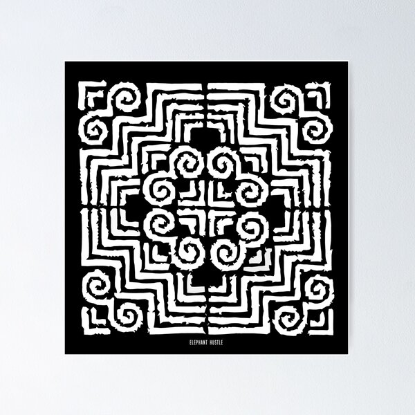 "Prosperity, Hmong Inspired" Poster for Sale by elephanthustle | Redbubble