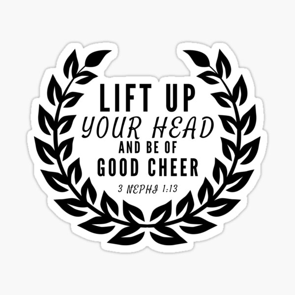 "Nephi Scripture" Sticker for Sale by ThiccAndSik | Redbubble