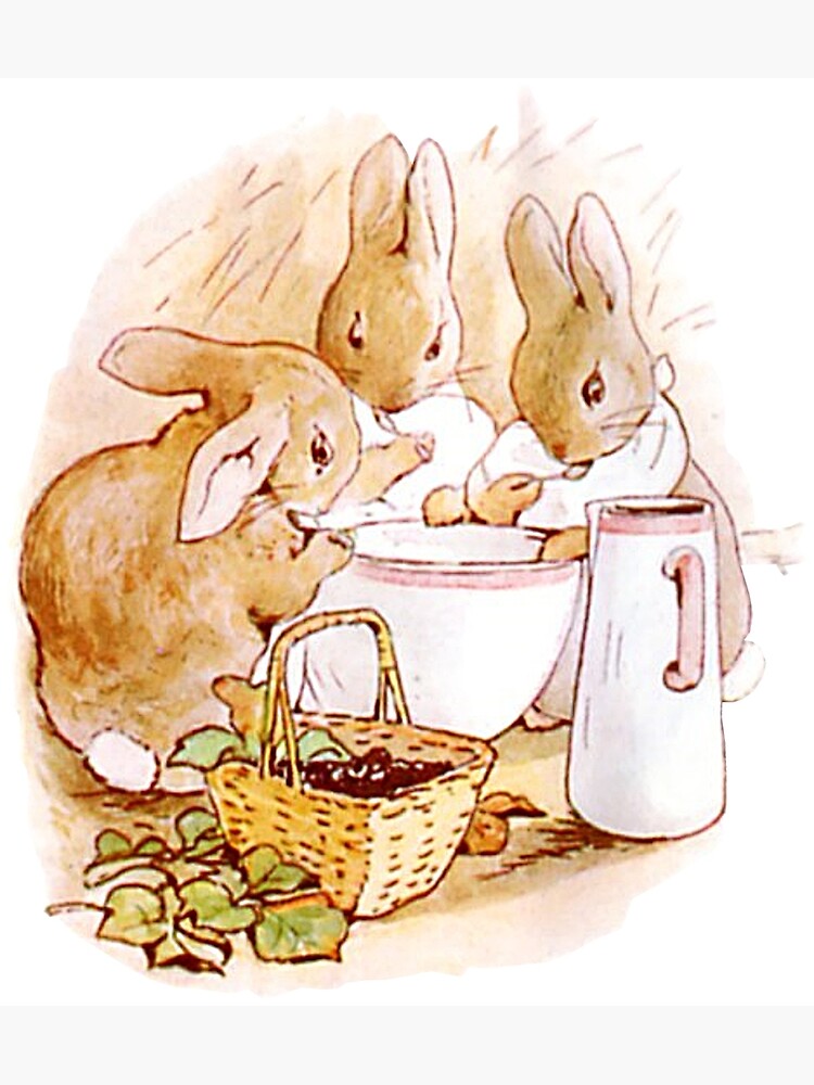 "Flopsy, Mopsy and Cottontail" Poster for Sale by AmyOlsen | Redbubble