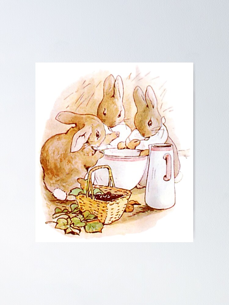 "Flopsy, Mopsy and Cottontail" Poster for Sale by AmyOlsen | Redbubble