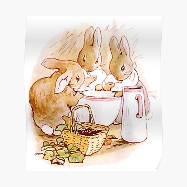 "Flopsy, Mopsy and Cottontail" Poster for Sale by AmyOlsen | Redbubble