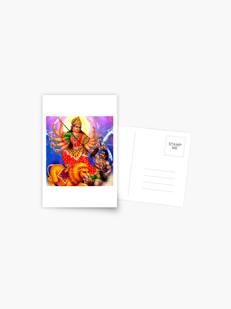 "DURGA 2" Postcard for Sale by planetterra | Redbubble