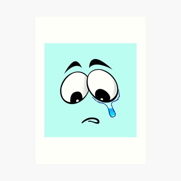 "Sad object Sad face" Art Print for Sale by phys | Redbubble