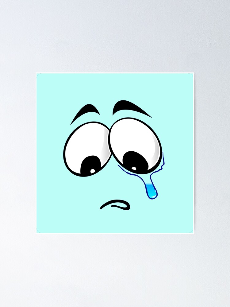 "Sad object Sad face" Poster by phys | Redbubble