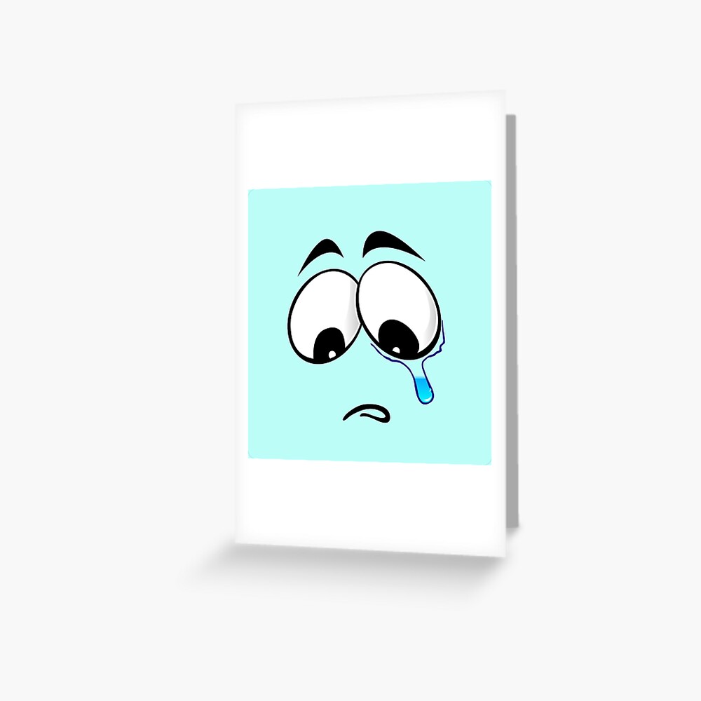 "Sad object Sad face" Greeting Card by phys | Redbubble