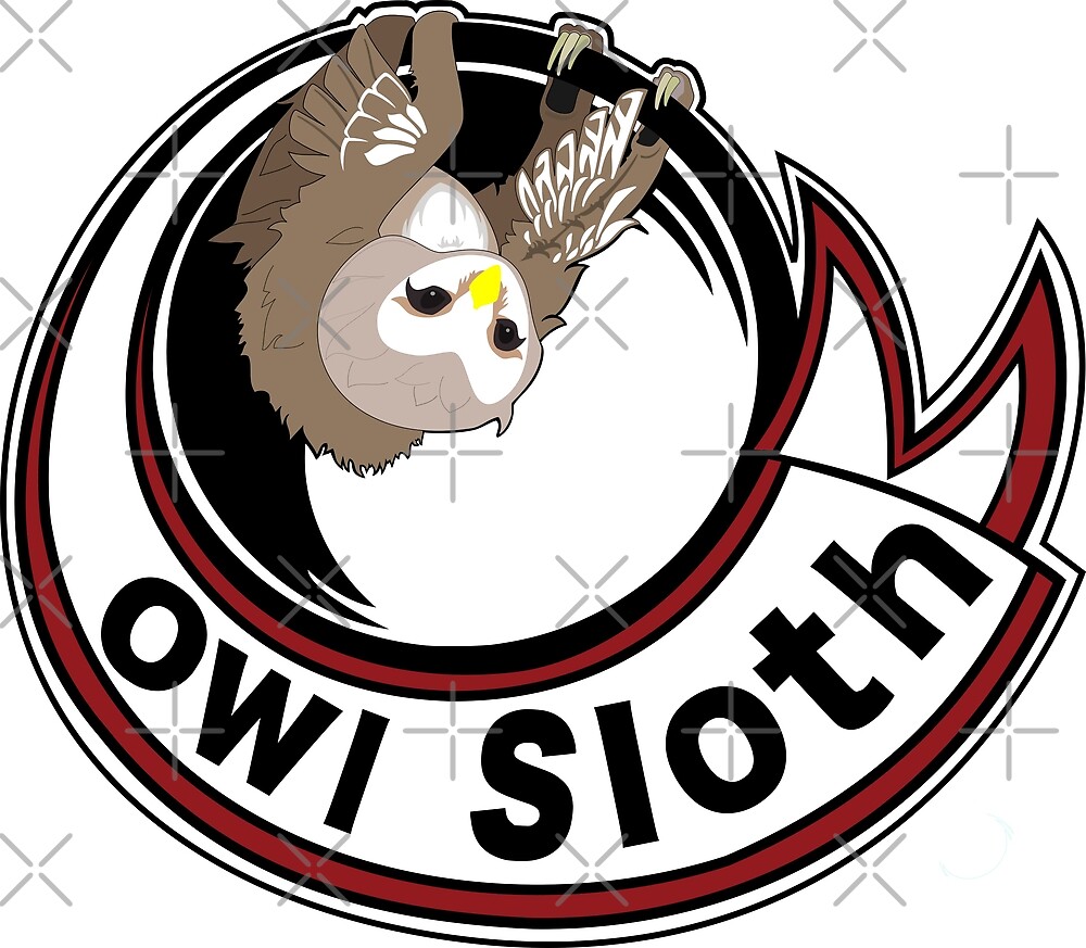 "owl sloth" by moonmorph | Redbubble