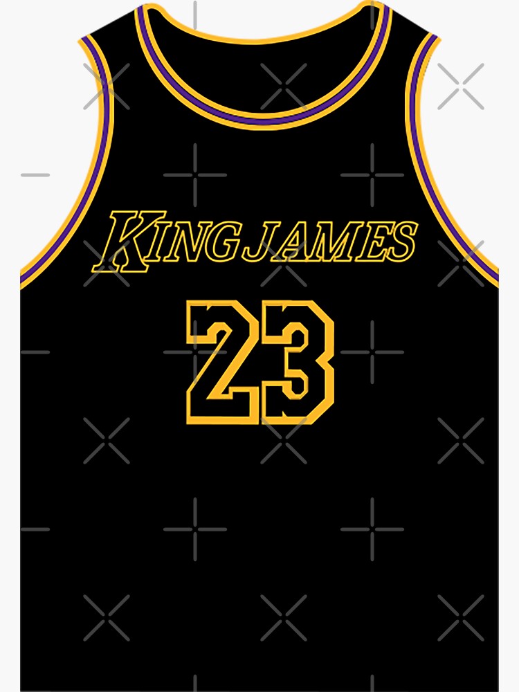 "King James LA" Sticker for Sale by JNSDesigns | Redbubble