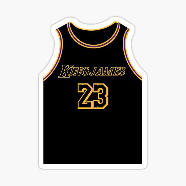 "King James LA" Sticker for Sale by JNSDesigns | Redbubble