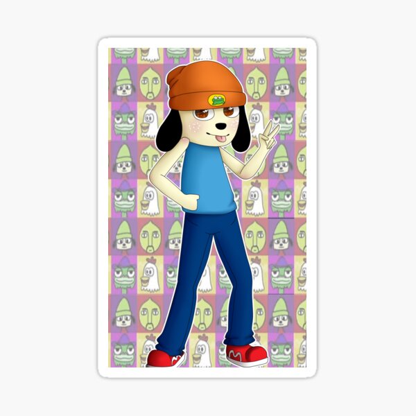 "Parappa the Rapper" Sticker by Soshadilver | Redbubble