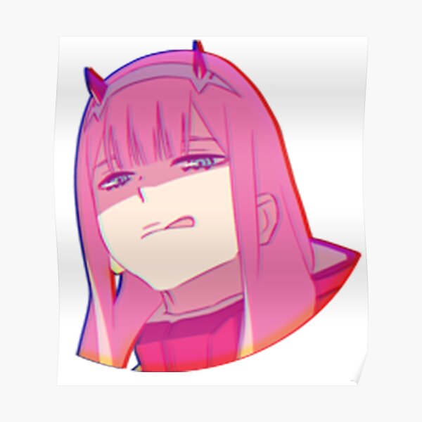 "Zero Two Design" Poster for Sale by Dolphin-5k | Redbubble