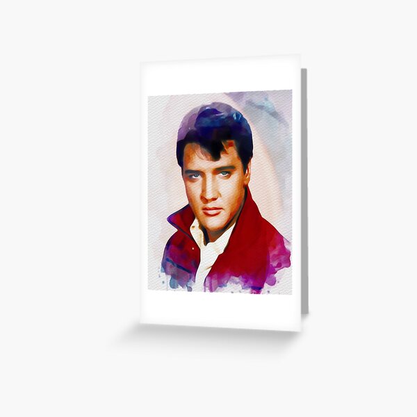 Elvis Music Greeting Cards | Redbubble