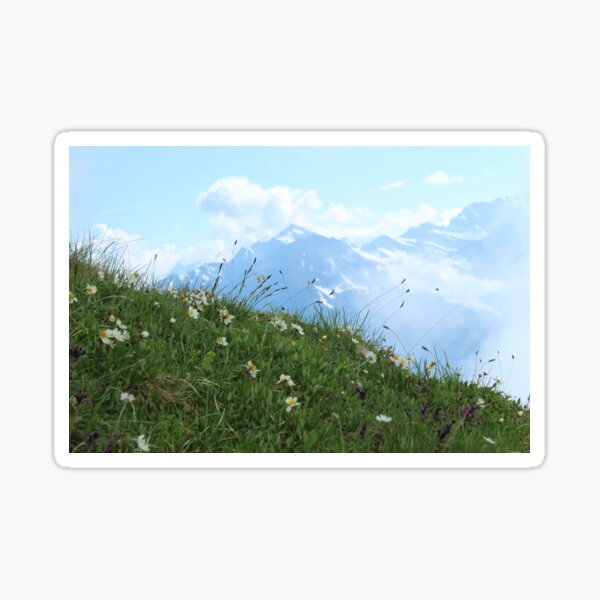 "Chablais Vaud, Switzerland" Sticker for Sale by watermelonsugar ...