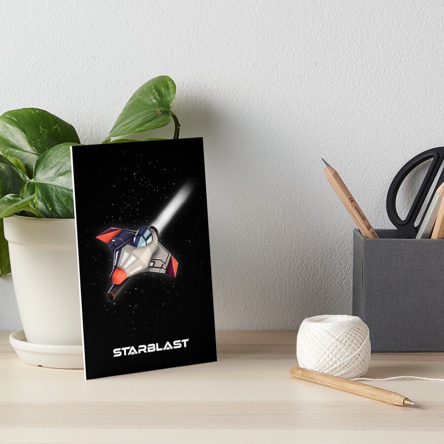 "Fly and Starblast logo" Art Board Print for Sale by neuronality ...