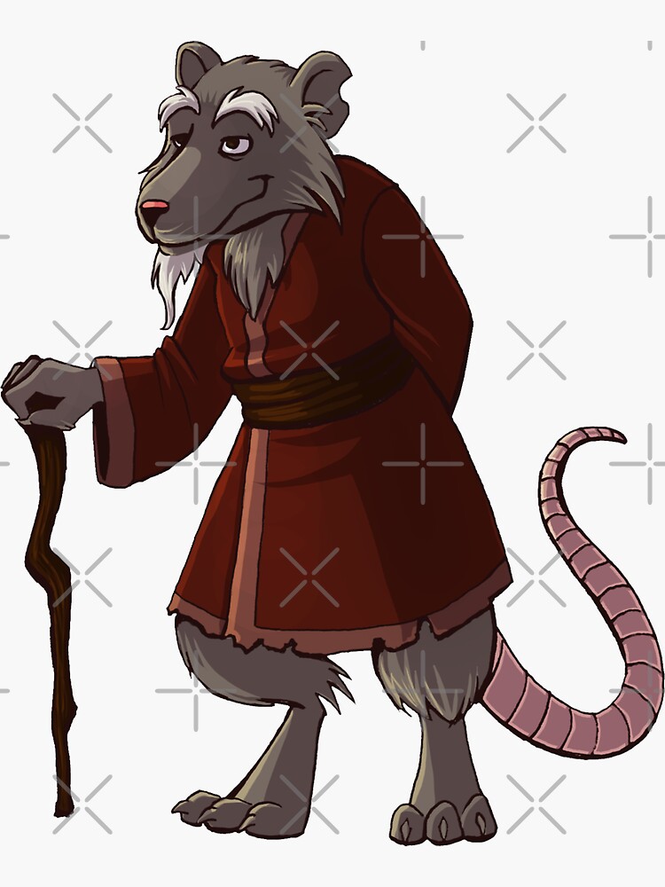"Master Splinter" Sticker for Sale by zakniteh | Redbubble