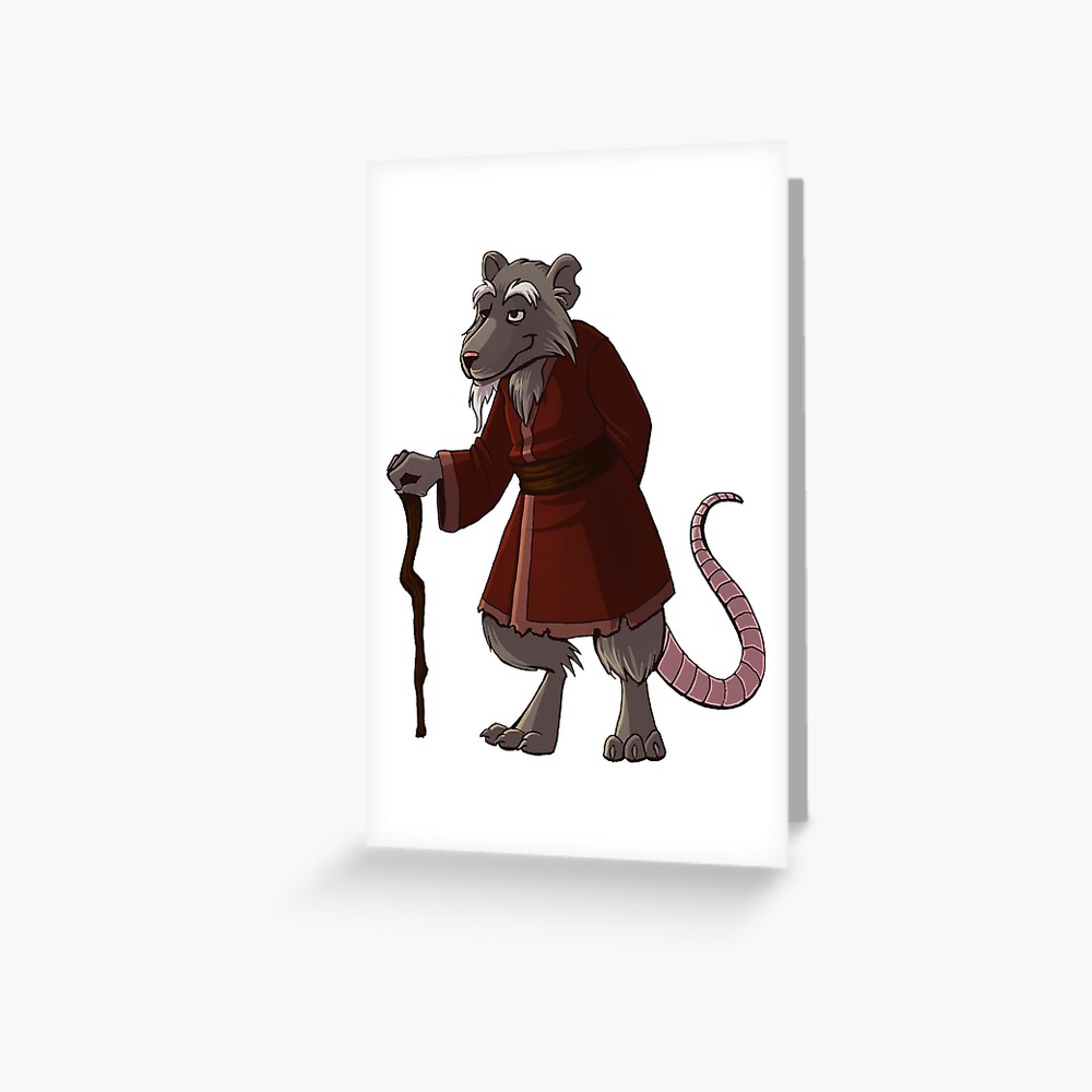 "Master Splinter" Greeting Card for Sale by zakniteh | Redbubble