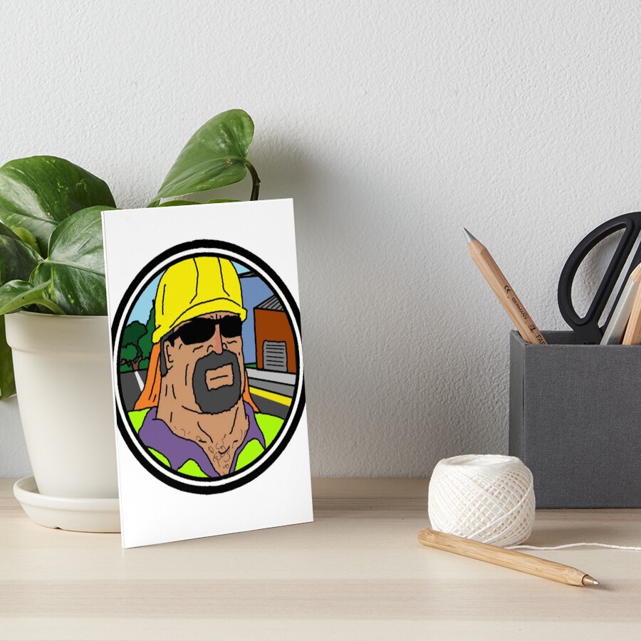 "The Big Lez Show - Mike Nolan" Art Board Print for Sale by Senploxfart ...