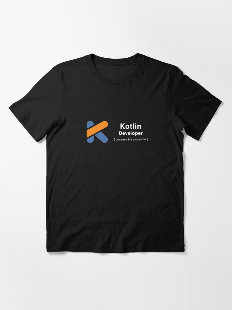 "Kotlin developer" T-shirt for Sale by eldar | Redbubble | kotlin t ...