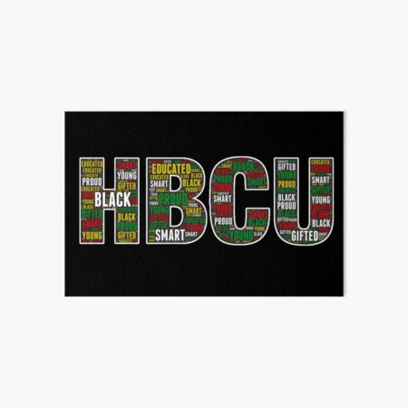 "HBCU Grad Word Art Typography Gift" Art Board Print for Sale by ...