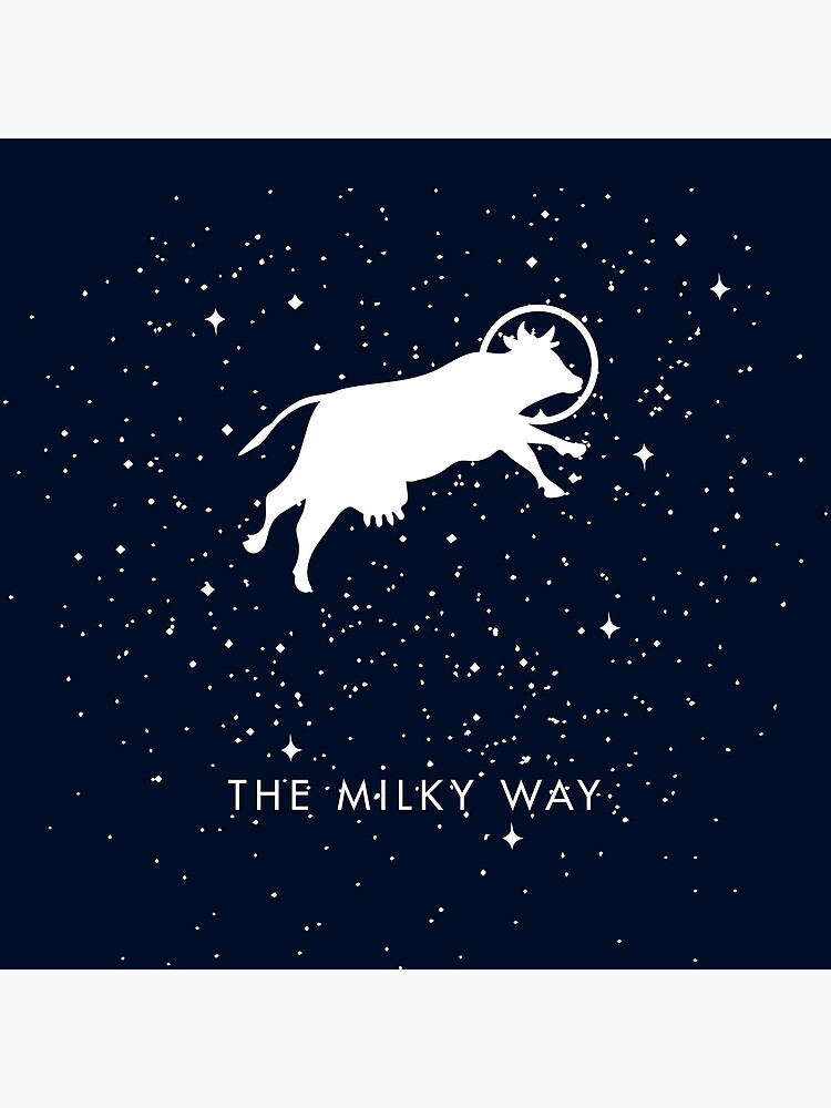 "The Milky Way Cow Space Exploration" Poster for Sale by DOODL | Redbubble