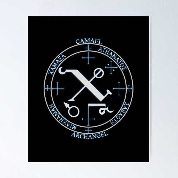 "ARCHANGEL CAMAEL sigil seal" Poster for Sale by MortalDesigns | Redbubble