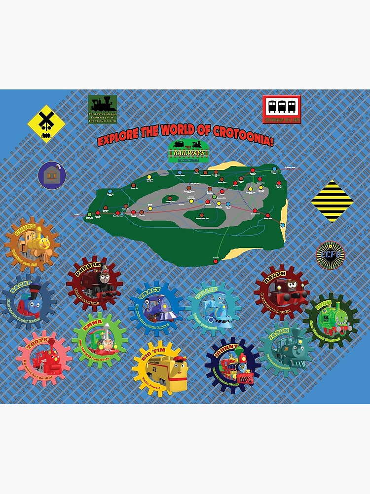 "Crotoonia - "Explore the World of Crotoonia!"" Poster for Sale by ...