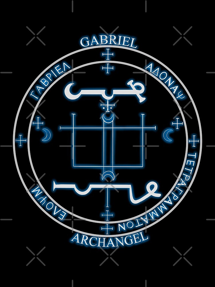 "ARCHANGEL GABRIEL sigil seal" Drawstring Bag for Sale by MortalDesigns ...