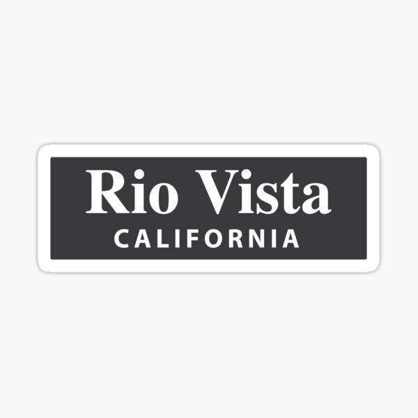 Rio Vista Stickers | Redbubble