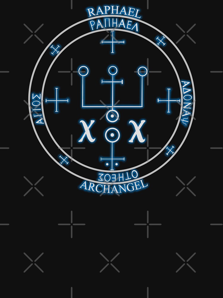 "ARCHANGEL RAPHAEL sigil seal" T-shirt by MortalDesigns | Redbubble