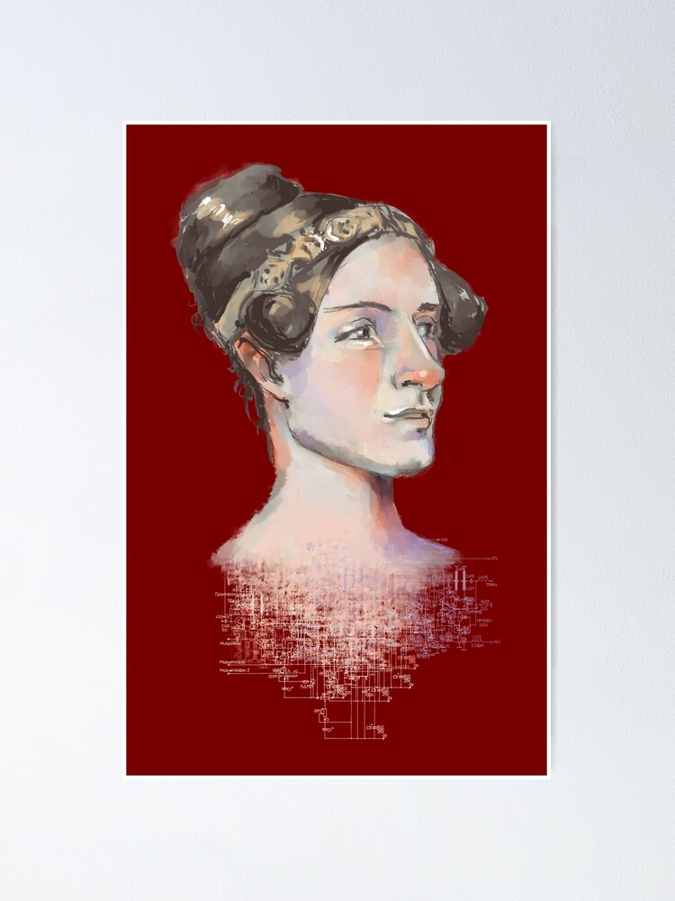 "Ada Lovelace - The First Computer Programmer" Poster for Sale by ...