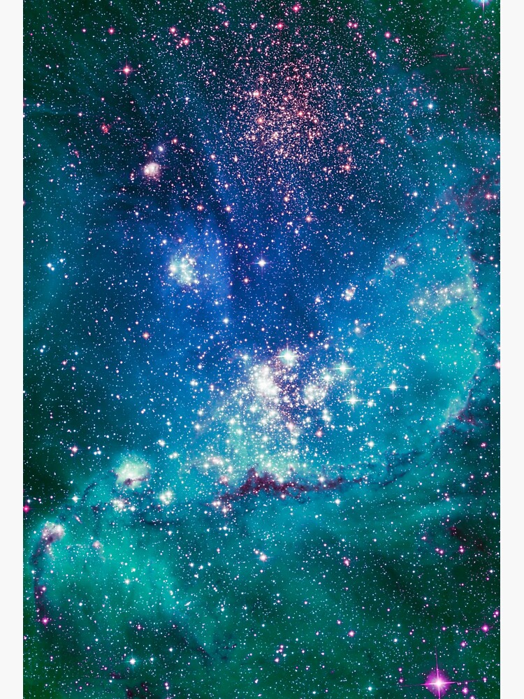 "Turquoise Blue Star Galaxy, Cosmos" Sticker for Sale by ...