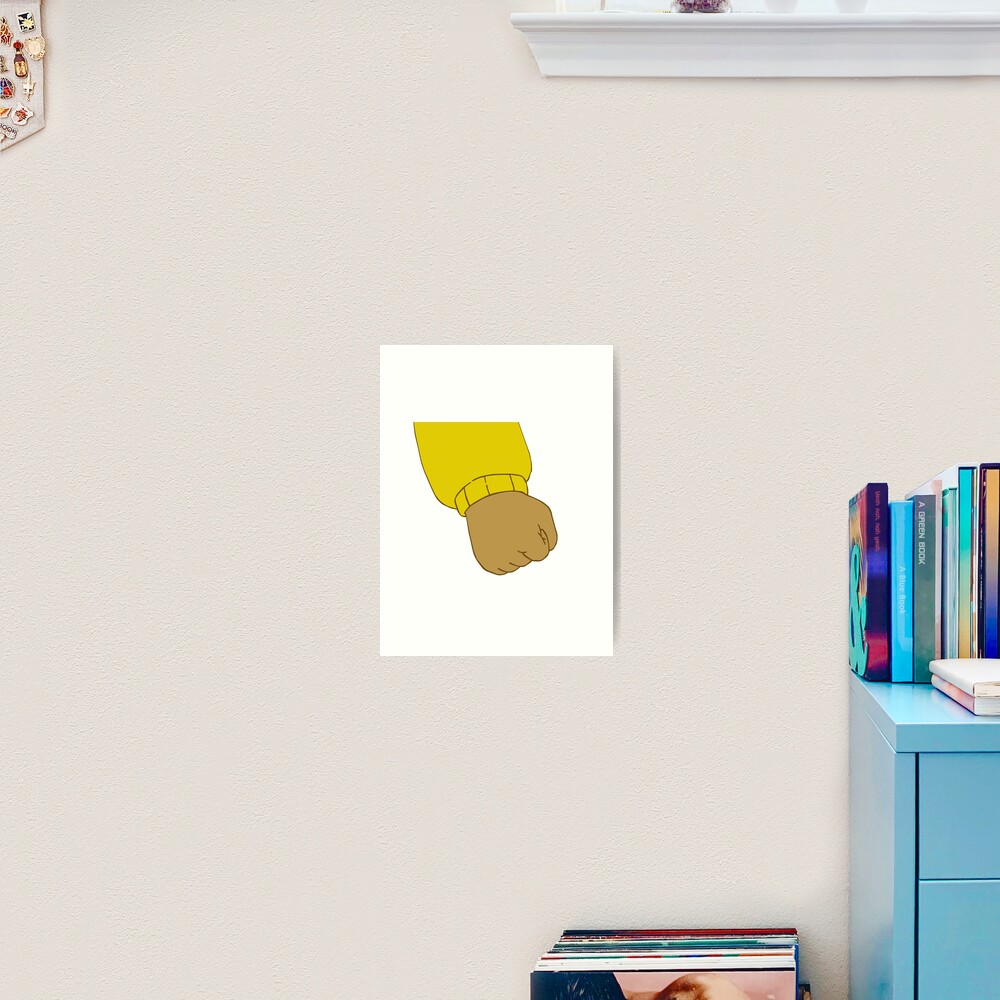 "Arthur Fist Angry Meme" Art Print by tlaprise | Redbubble