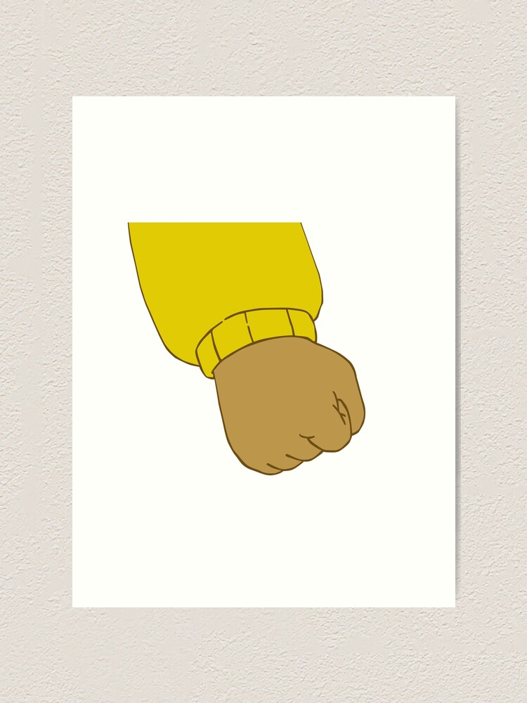 "Arthur Fist Angry Meme" Art Print by tlaprise | Redbubble