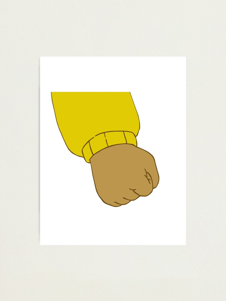 "Arthur Fist Angry Meme" Photographic Print by tlaprise | Redbubble