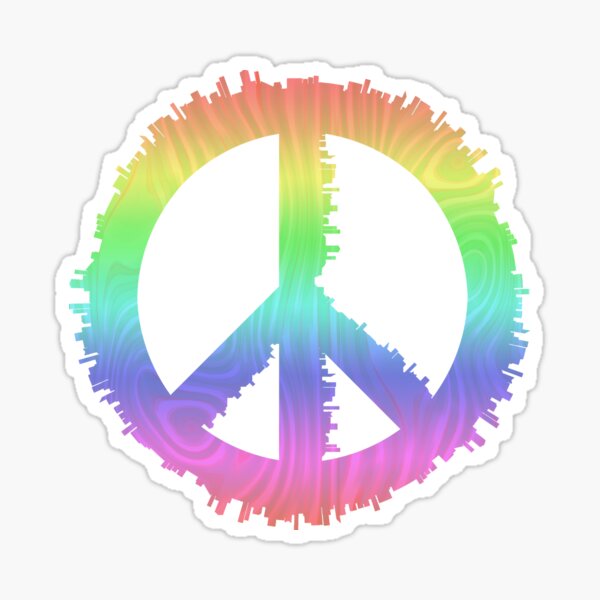 "Groovy Pastel Rainbow" Sticker by Gravityx9 | Redbubble