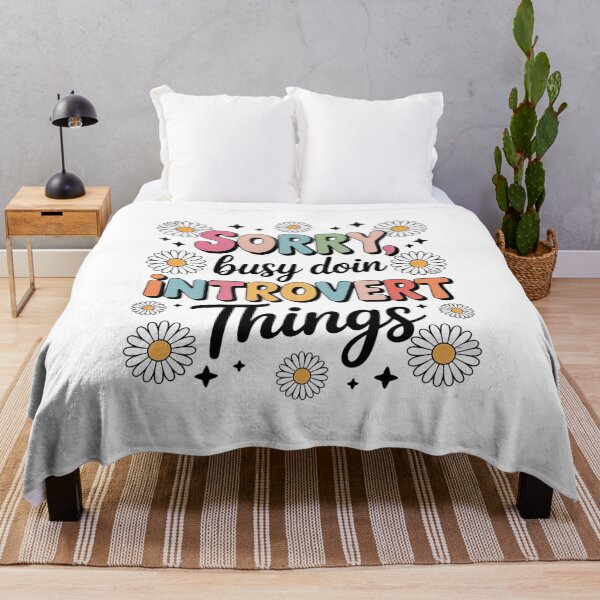 Introvert Support Bedding for Sale | Redbubble