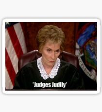 Judge Judy Stickers | Redbubble