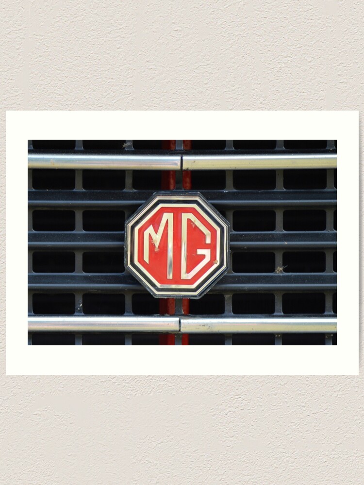 "Classic Old MG Badge" Art Print for Sale by PotOilStudios | Redbubble