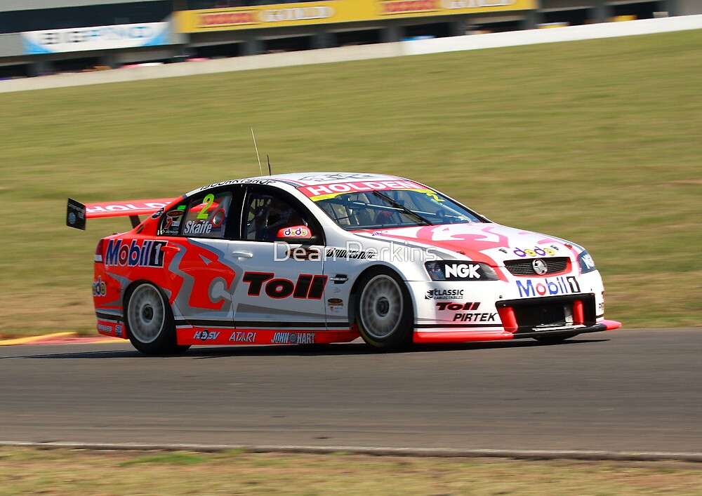 "Mark Skaife in last V8 Supercar drive II" by Dean Perkins | Redbubble