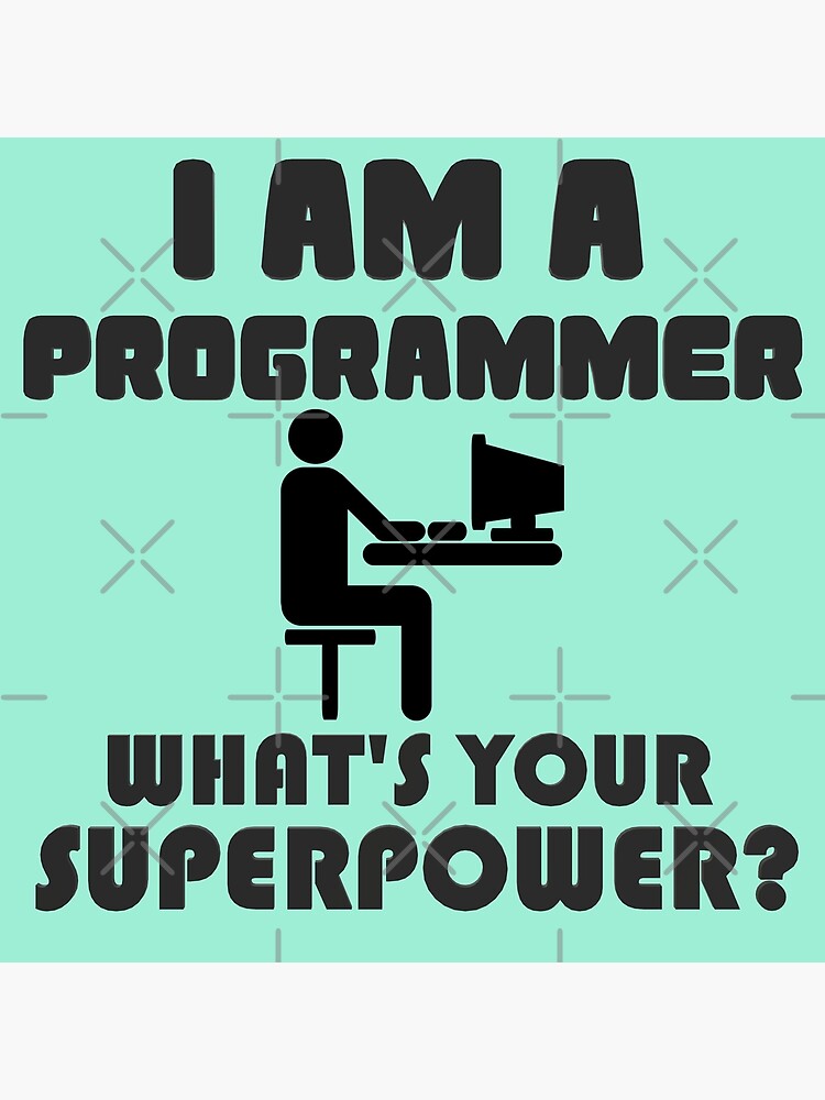 "I Am a Programmer" Poster for Sale by HiddenStar02 | Redbubble